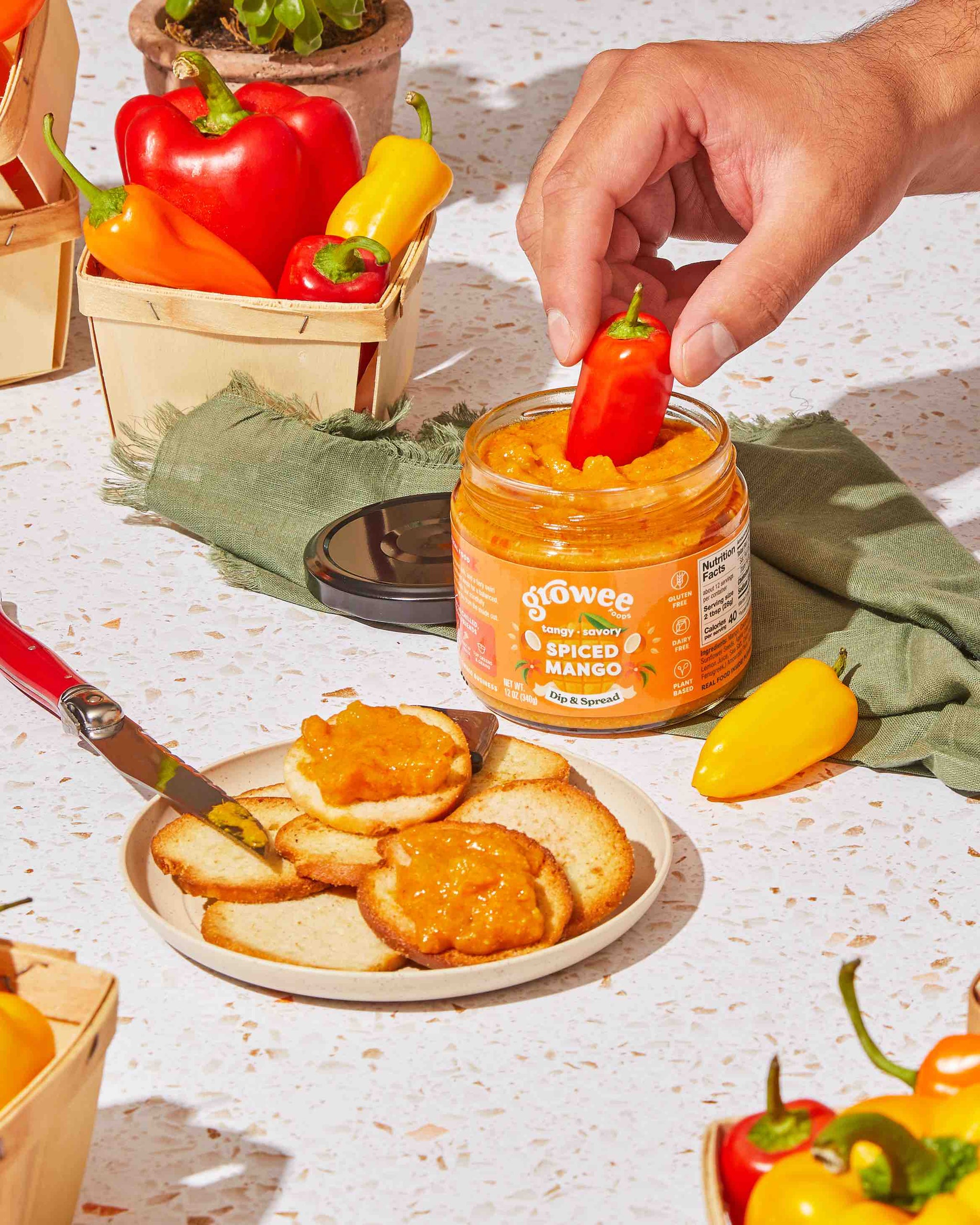 Spiced Mango Dip & Spread – Growee Foods